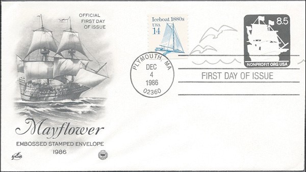 Collectibles Art & Collectibles Pilgrims sail to America and land on ...